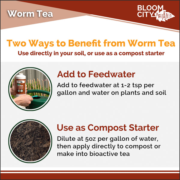 Worm Tea Concentrate | Organic - Bloom City